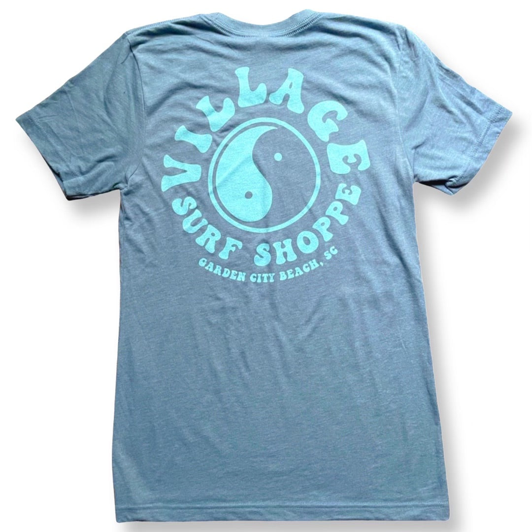Balanced Ocean Blue T-shirt – Village Surf Shop